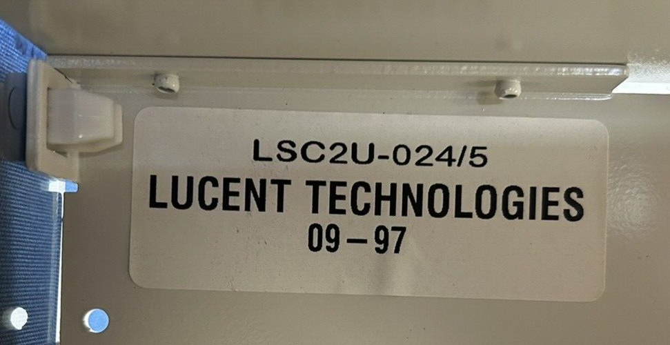 Lucent Technologies Fiber Optic Termination Shelf LSC2U-024/5🟦 | eBay