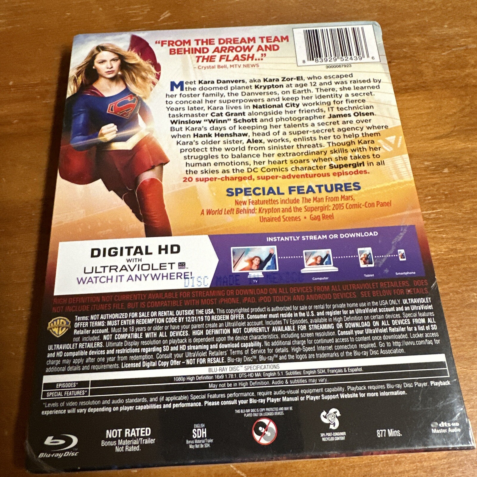 Supergirl: Complete First Season (Blu-Ray, 2015) ** BRAND NEW ...