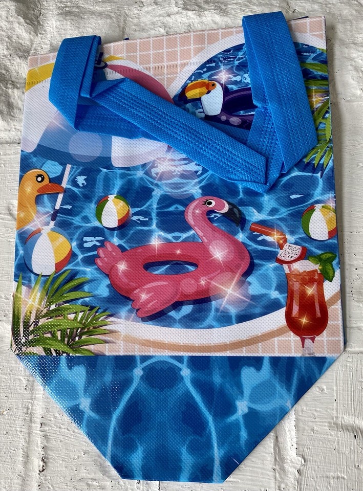 12Pcs Pool Party Favors Gift Bags Summer Beach Swimming Pool Theme. | eBay