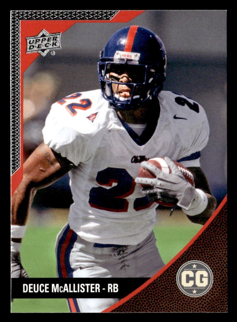 Deuce McAllister 2014 Upper Deck Conference Greats Card #76 Ole Miss ...