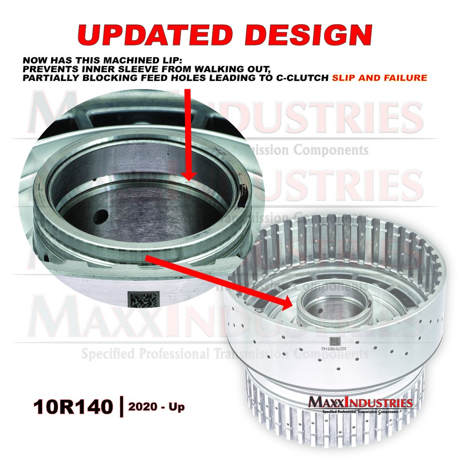 10R140 Transmission C-D-F Clutch Drum UPDATE - NEW OEM 2020+ SuperDuty ...