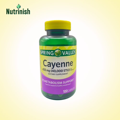 Spring Valley Cayenne Pepper 100 Pills Capsaicin 40,000 STU | eBay