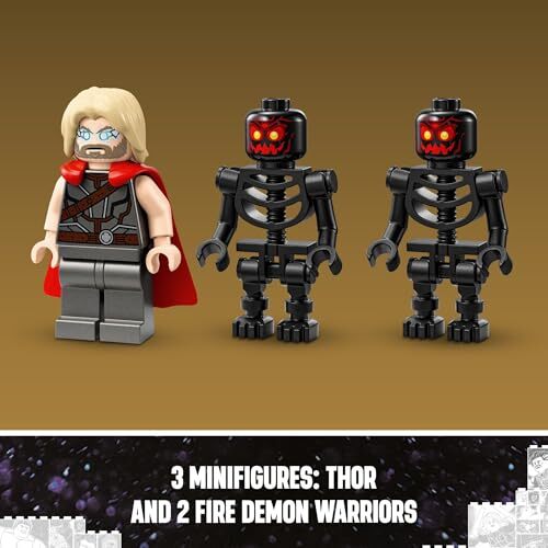 LEGO Marvel Thor vs. Surtur Construction Figure 76289 Building Toy Set ...