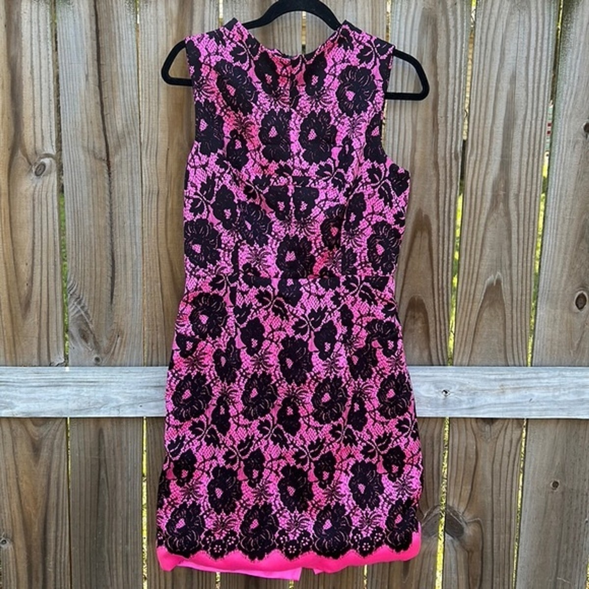 Hot Pink And Black Lace Dress Shop Lace Dresses At Great Prices | Sexy