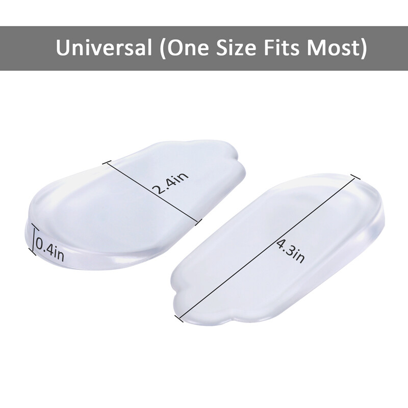 3Pairs Orthopedic Insoles Heel Inserts Shoe Wedge Silicone Corrective ...