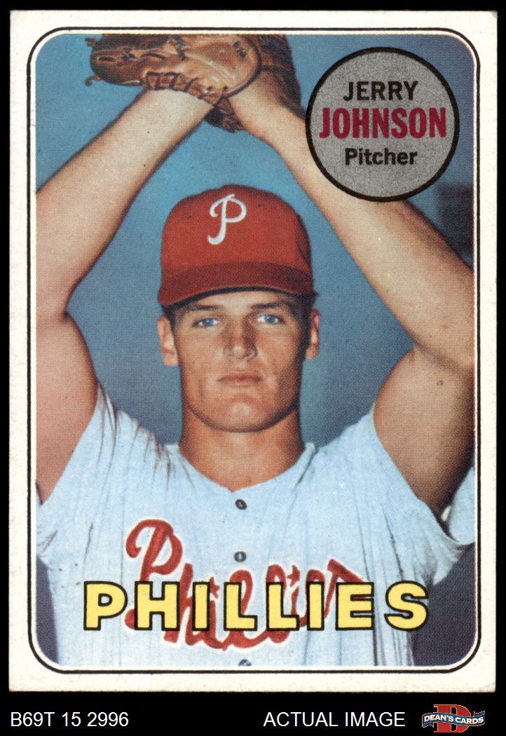 1969 Topps #253 Jerry Johnson Phillies 4.5 - VG/EX+ | eBay