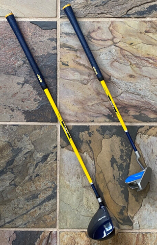 RH Dunlop Loco Crazy Kid Junior Golf Clubs - 22" Mallet Putter & 27 ...