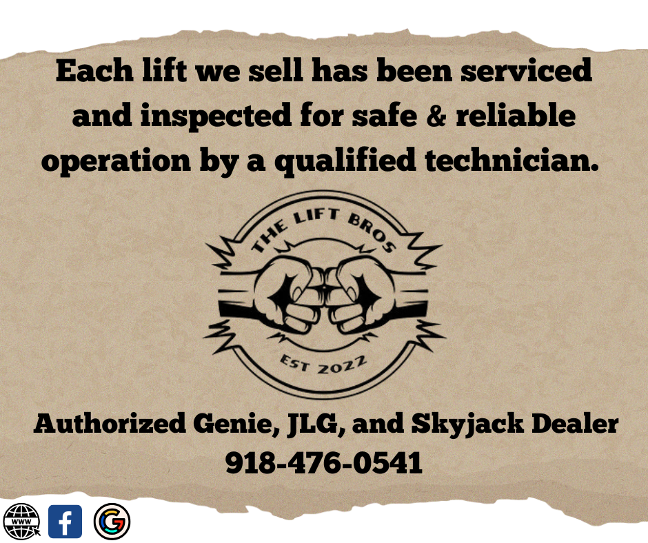 Electric Scissor Lift Refurbished Skyjack SJIII 3219 19' Aerial Lift ...