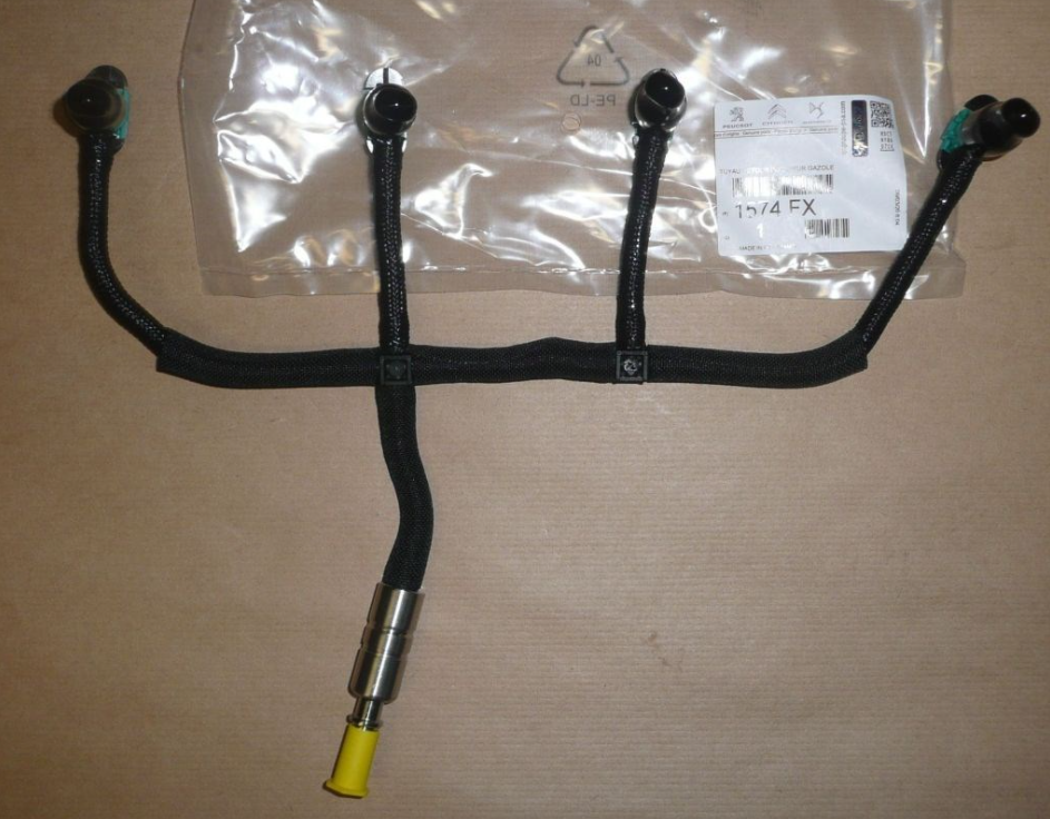 TUYAU DE RETOUR INJECTEURS CARBURANT POUR P 807 4007 C C6 C5 2.2HDI ...