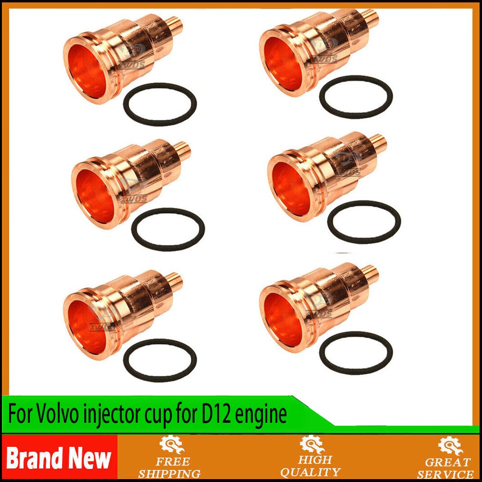 85104134 For Volvo injector cup for D12 engine 20586384 (6 Pcs) - FREE ...