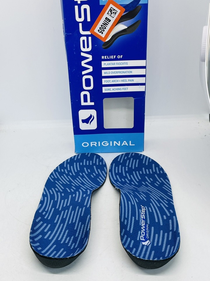Powerstep Original Full Length Insoles Arch Supports Orthotics M3-3.5/W5-5. | eBay