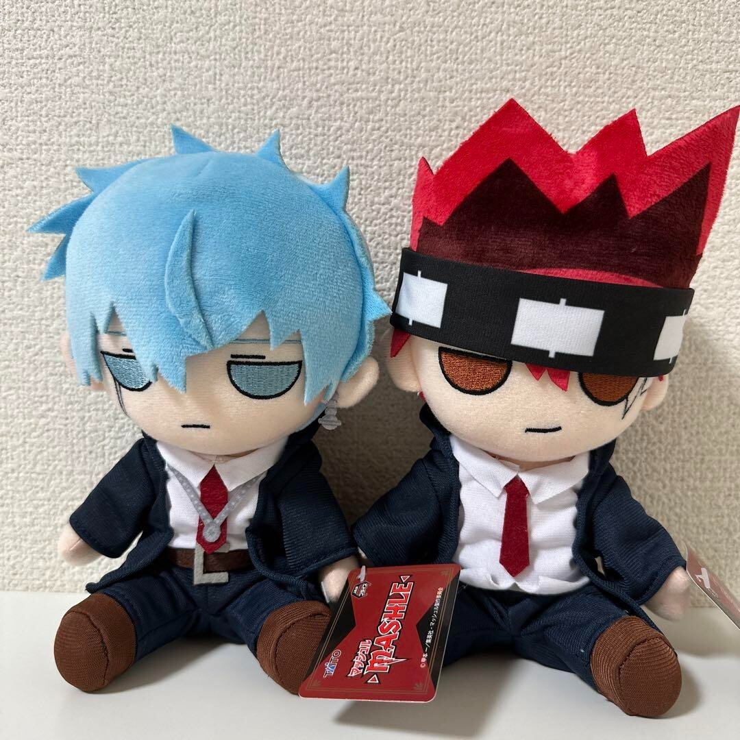 MASHLE Original Plush Doll vol.2 Lance & Dot Set Height 7.0 inch TAITO ...