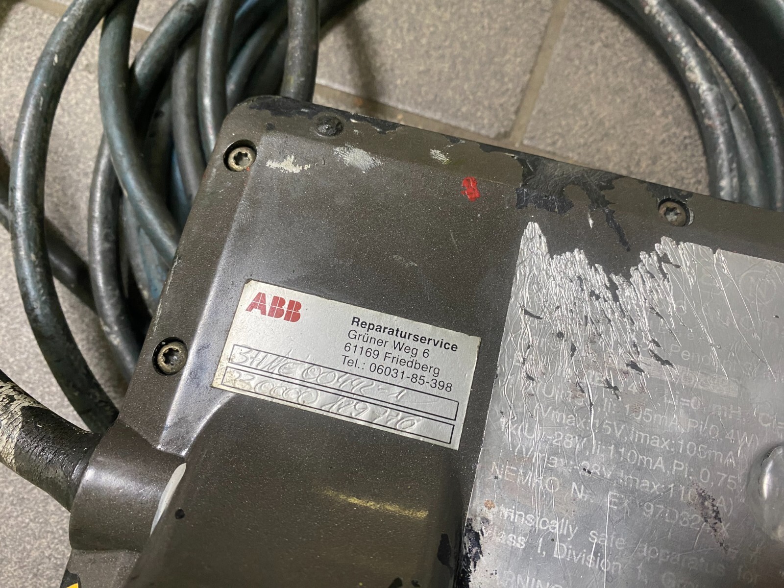 ABB Robotics Handprogrammiergerät 3HNE00442-1 Bedienteil ...