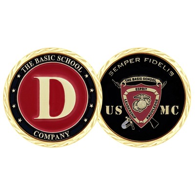 USMC THE BASIC SCHOOL COMPANY D COIN | eBay