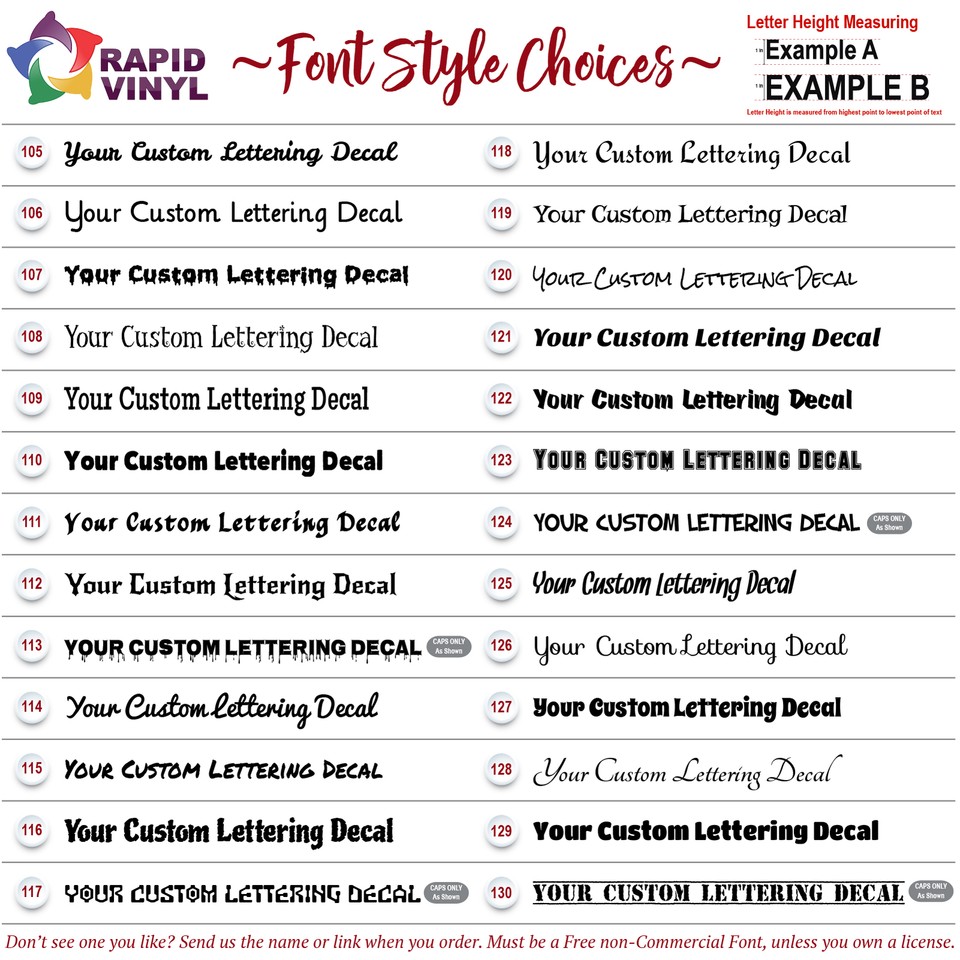 Custom Windshield Lettering 5 x 42 Vinyl Decal Sticker Business Banner ...