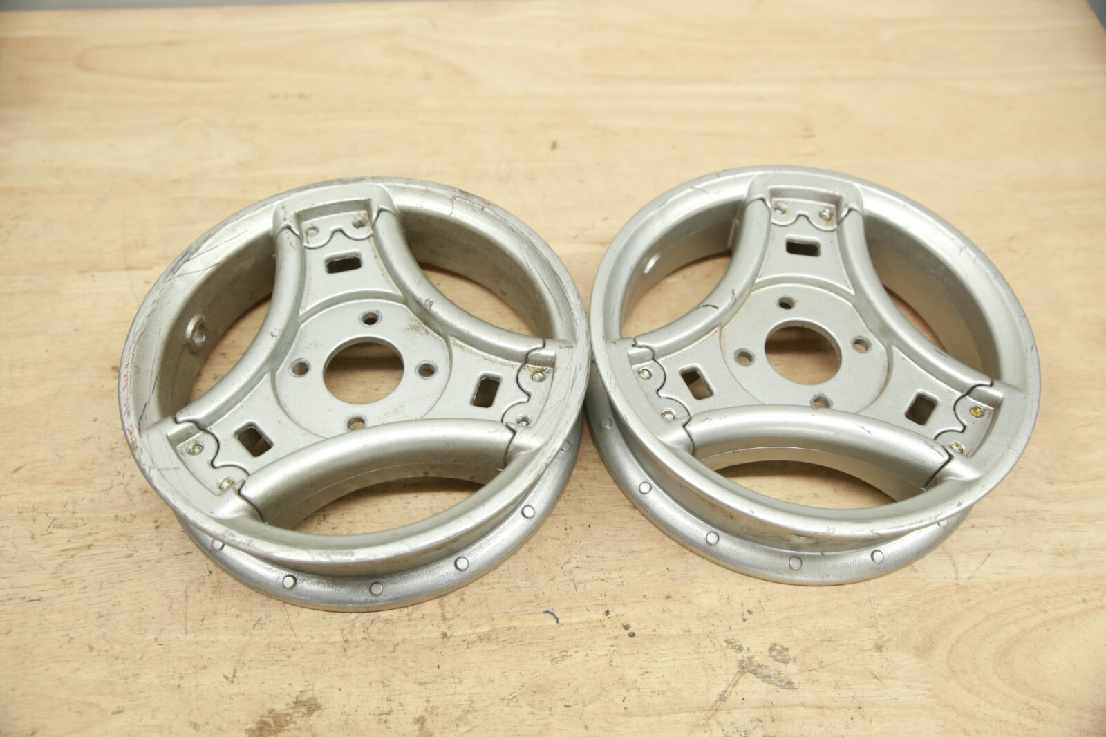 PAIR Permobil 3.00-8 Split Rims (ALUMINUM) for Power Chairs & Projects ...