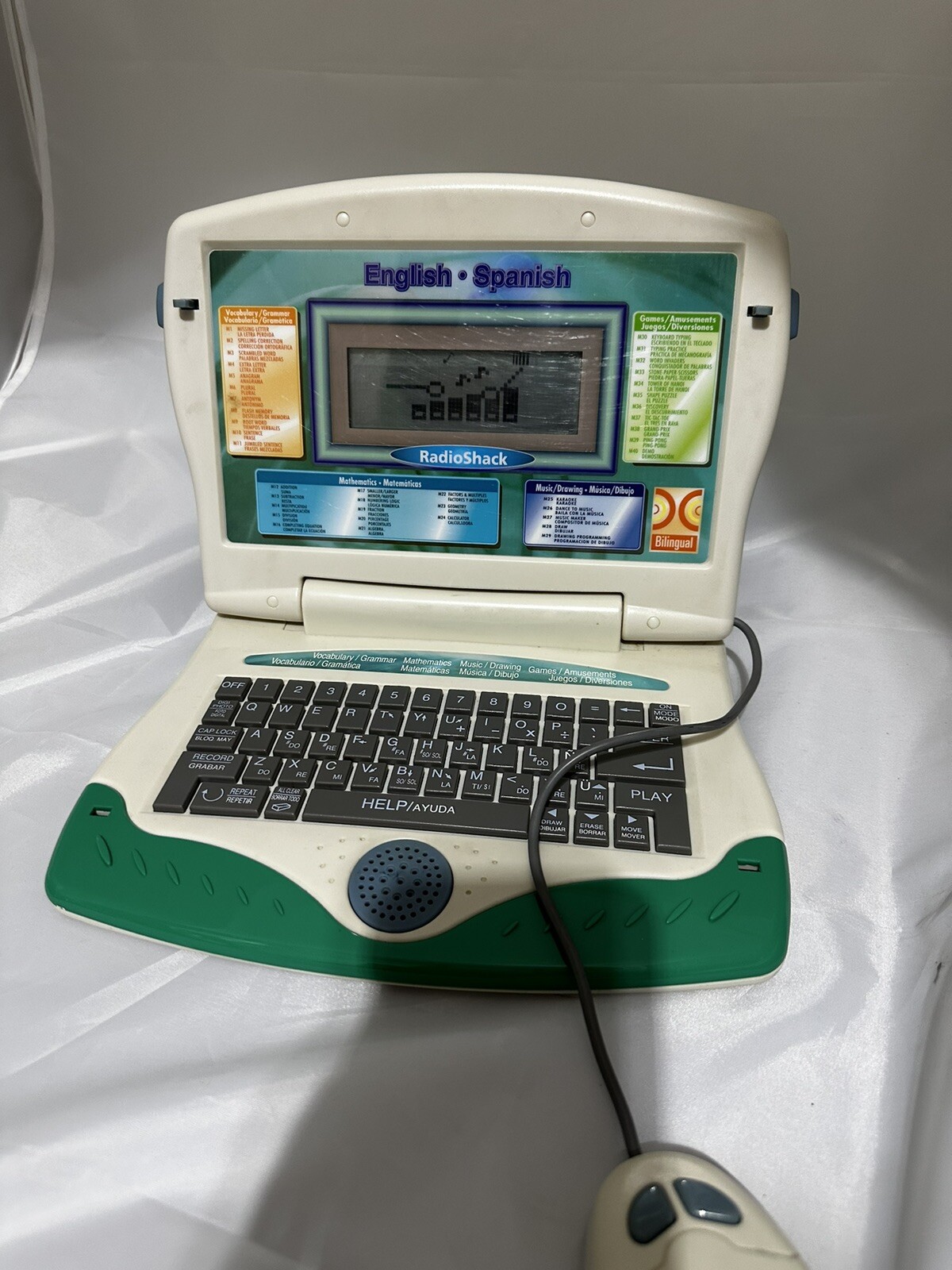 RadioShack Bilingual English Spanish Talking Laptop | eBay