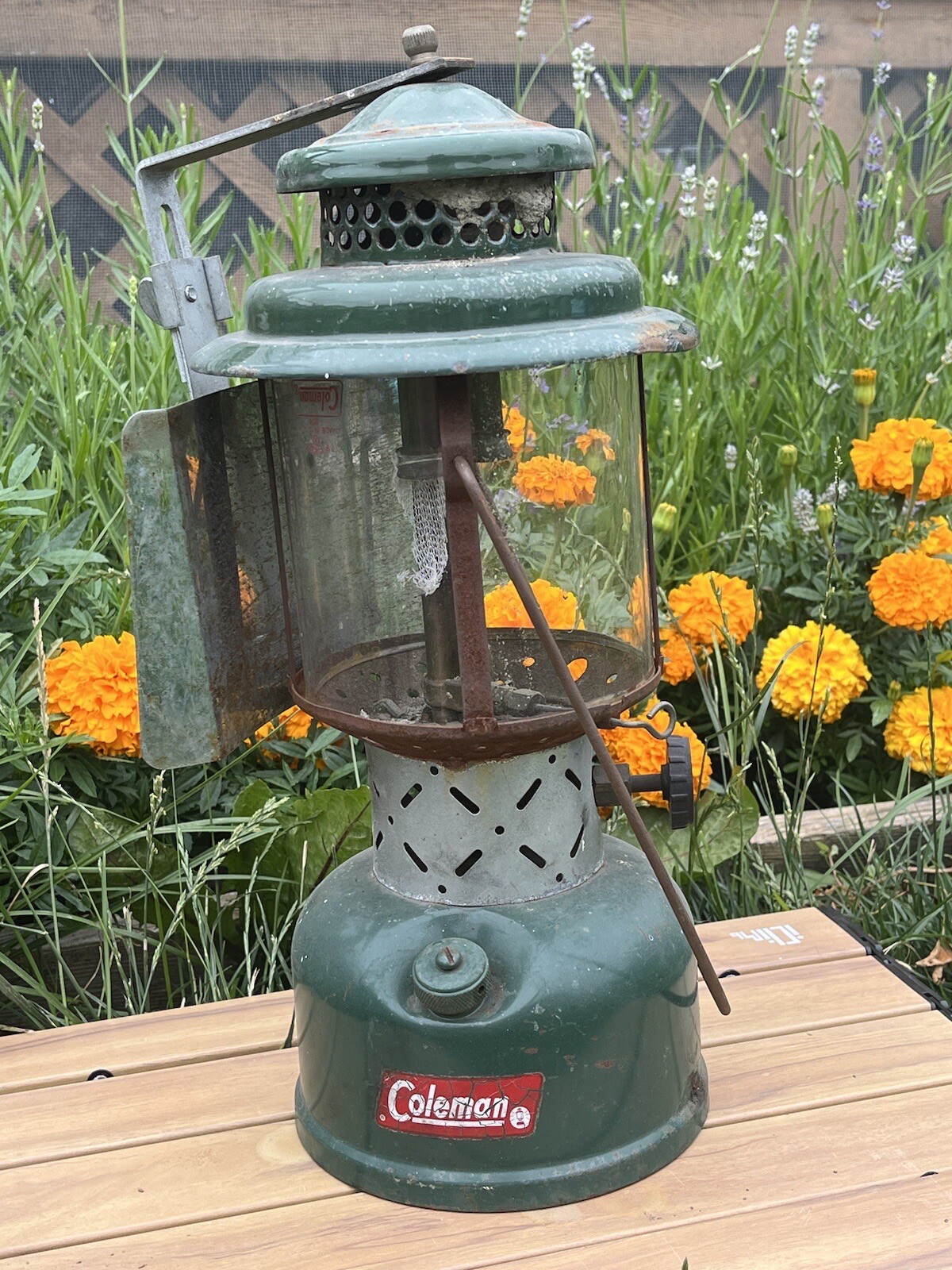 Vintage Coleman Double Mantle Lantern Model 220E Sunshine of the Night ...