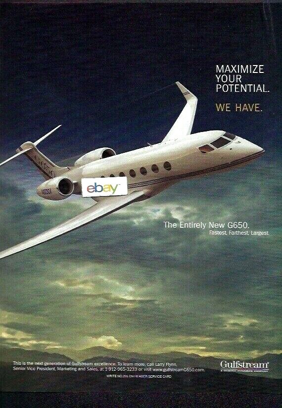 G650 ABS Jets, With Its New Gulfstream G650ER, Is One Of The Largest