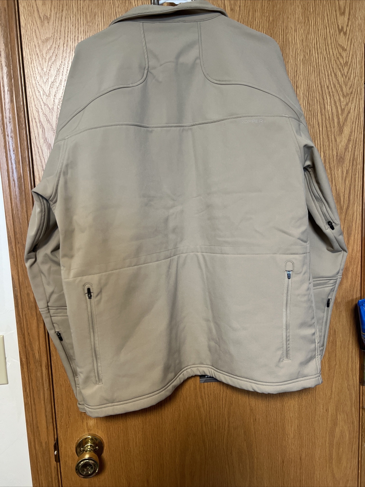 NWT Propper BA LS1 Softshell Men L Large Tan Desert Zip Military Jacket ...
