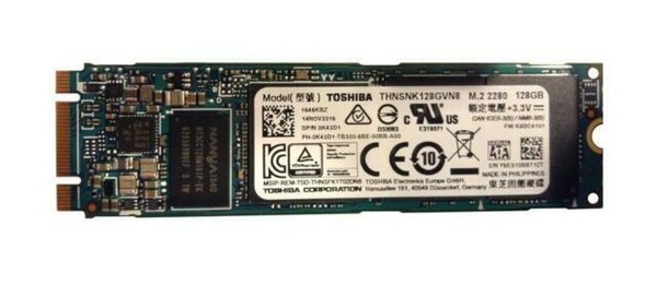 Toshiba M.2 2280 128gb SSD Solid State Drive THNSNK128GVN8 for sale ...
