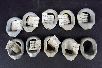 Lot Of 10 Galvanized Steel Eye Nuts 2 1/8" Long Kulkoni Inc. Lifting | eBay