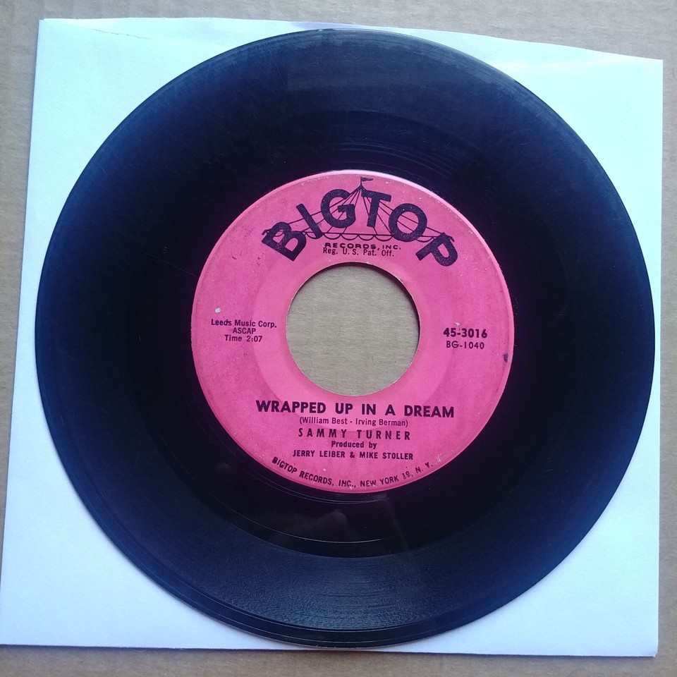 SAMMY TURNER Lavender Blue 45 7" POP DOO WOP Big Top Record Vinyl ...