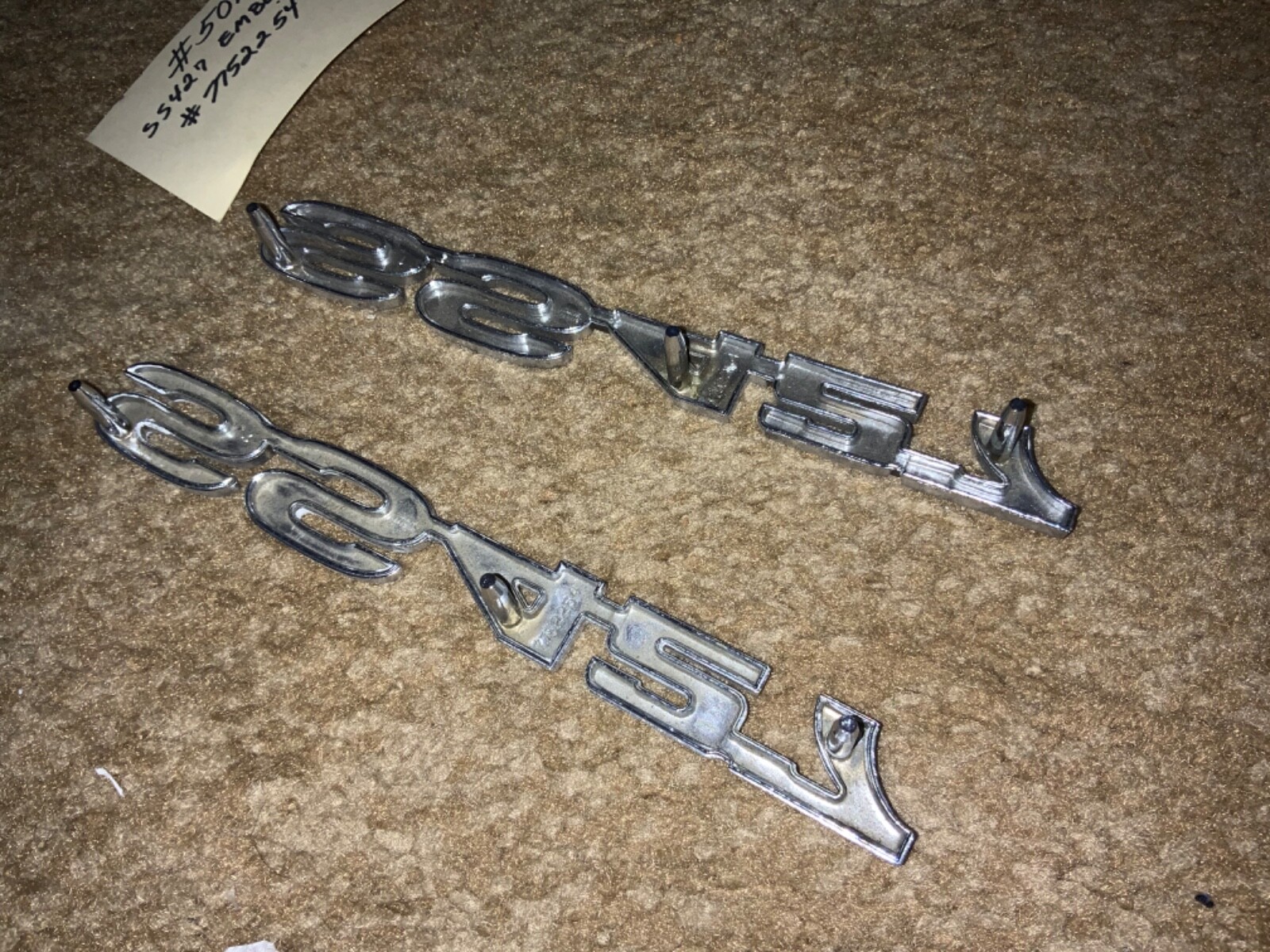 NOS GM 1967-1969 IMPALA SS 427 CAMARO NOVA BALDWIN MOTION EMBLEM ...