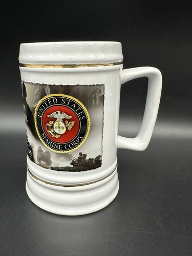 United States Marine Corps The Few The Proud Iwo Jima USMC Beer Stein ...