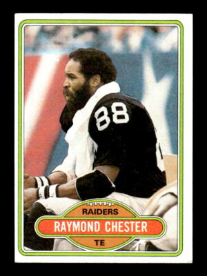 1980 Football Topps Raymond Chester Oakland Raiders #403 1 | eBay