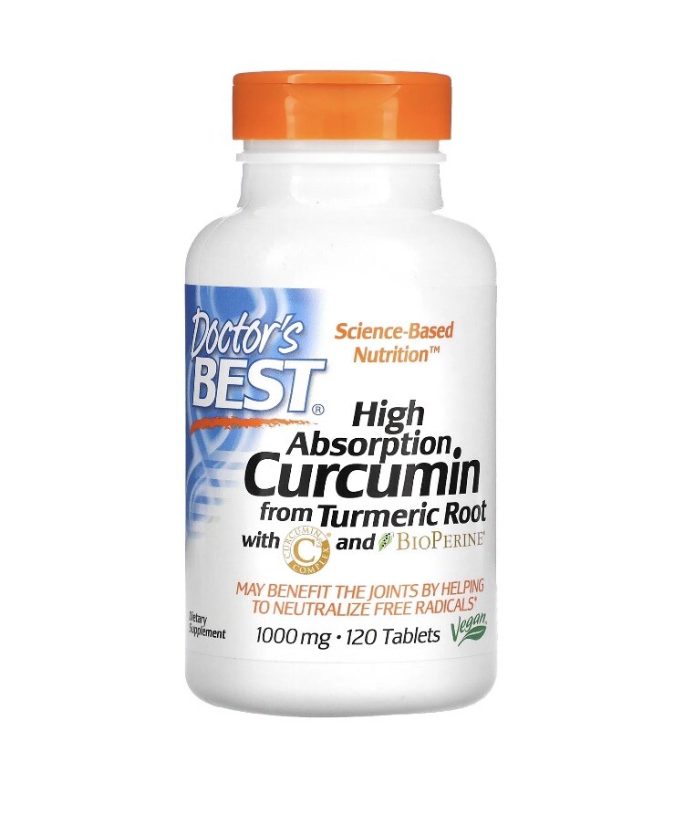 High Absorption Curcumin, 1,000 mg, 120 Tablets 882794531973 | eBay