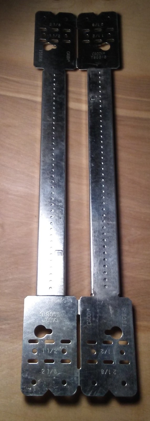 CADDY Steel Mounting Bracket,Adjustable 11 to 18 In, TSGB16. (2 sets ...