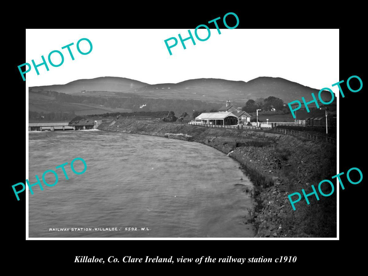 OLD 6 X 4 HISTORIC PHOTO OF KILLALOE Co CLARE IRELAND THE RAILWAY ...
