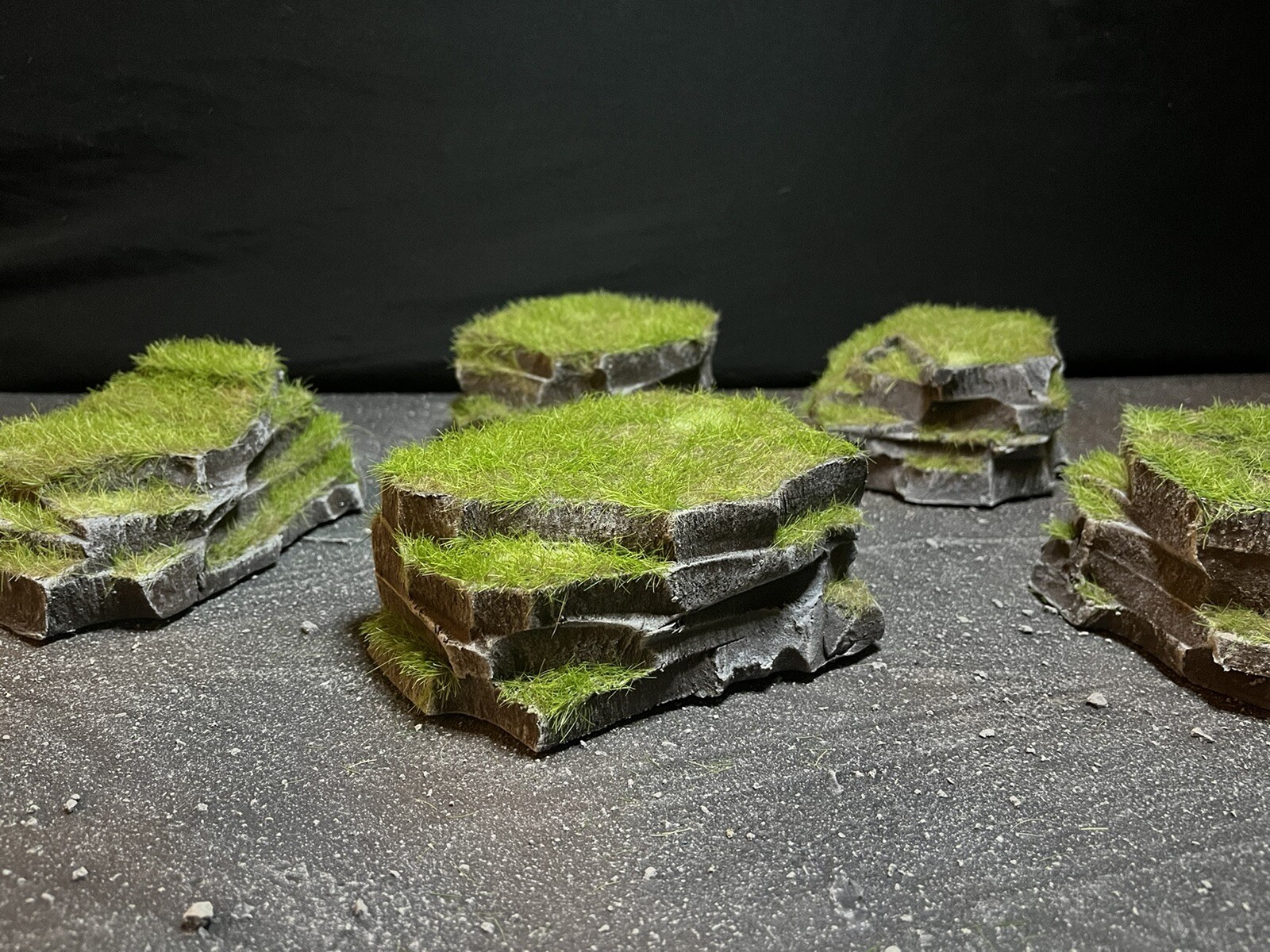 Wargaming Warhammer 40k Compatible Terrain set of grass hills Fully ...