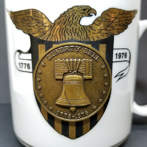 Bicentennial Coffee Mug Eagle Patriotic United States Liberty Bell ...