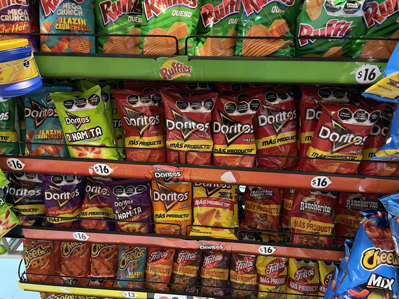 Doritos Mexicanos Mix 8 bolsas , frituras mexicanas picantes Sabritas ...