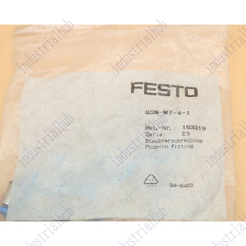 10pc/1Bag New FESTO QSM-M7-4-I 153319 Push-in Fitting spot stock | eBay