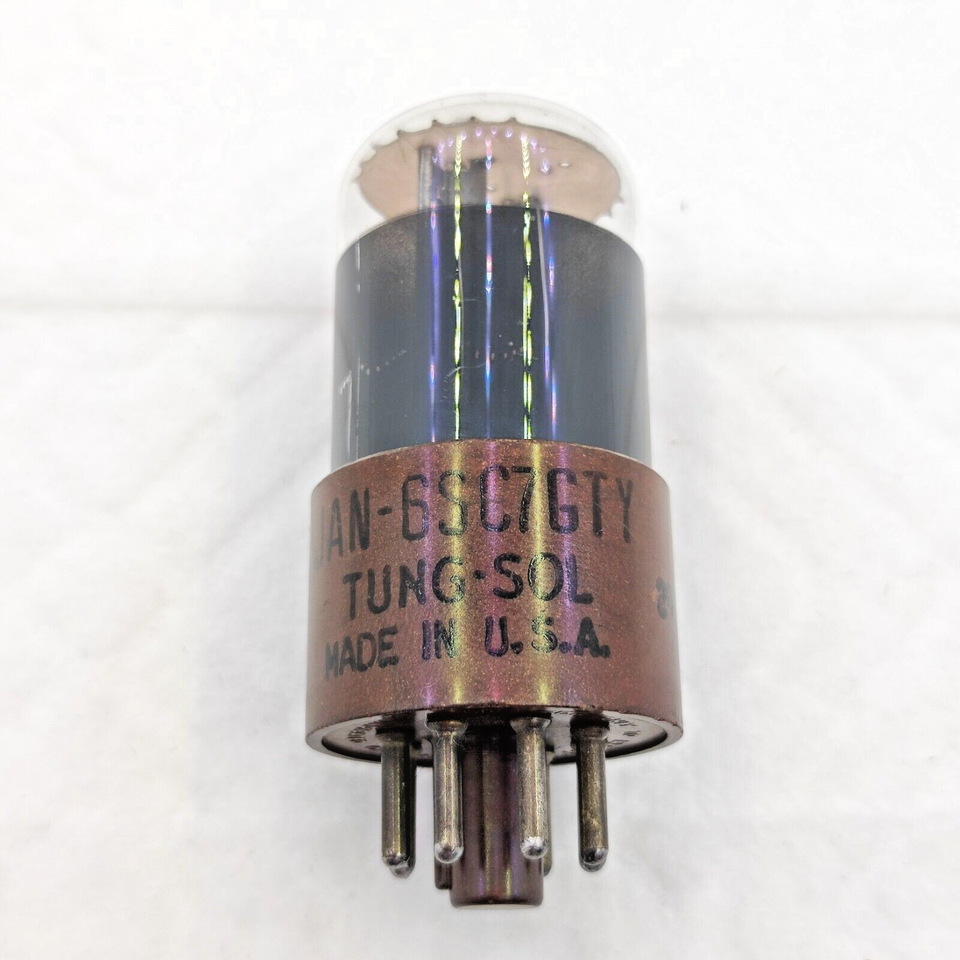 Tungsol 6SC7 6SC7GTY CV1970 6SC7GT, black glass, brown base, tested | eBay