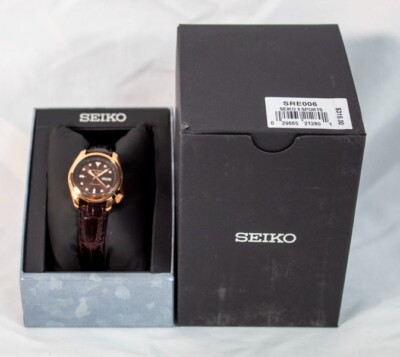 Seiko 5 Sports Collection SRE006 Women's Rose Gold Automatic Watch | eBay