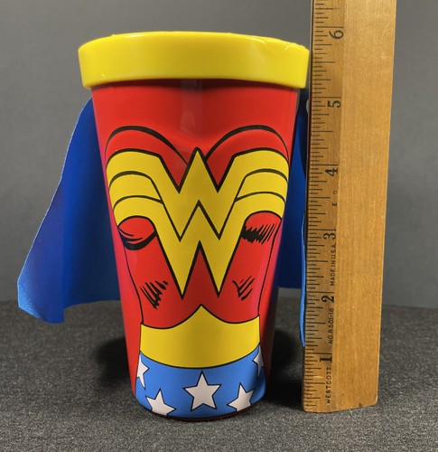 Wonder Woman Ceramic Tumbler Pint Glass 3D Body With Cape DC Comics | eBay