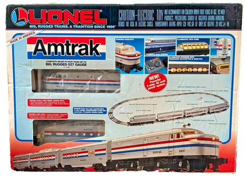 Big Lionel 027 Gauge Amtrak Passenger Train Set Model 6-11748 1995 | eBay