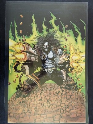 Vintage Lobo Poster Unused Simon Bisley Art 1993 22x34 DC Comics | eBay