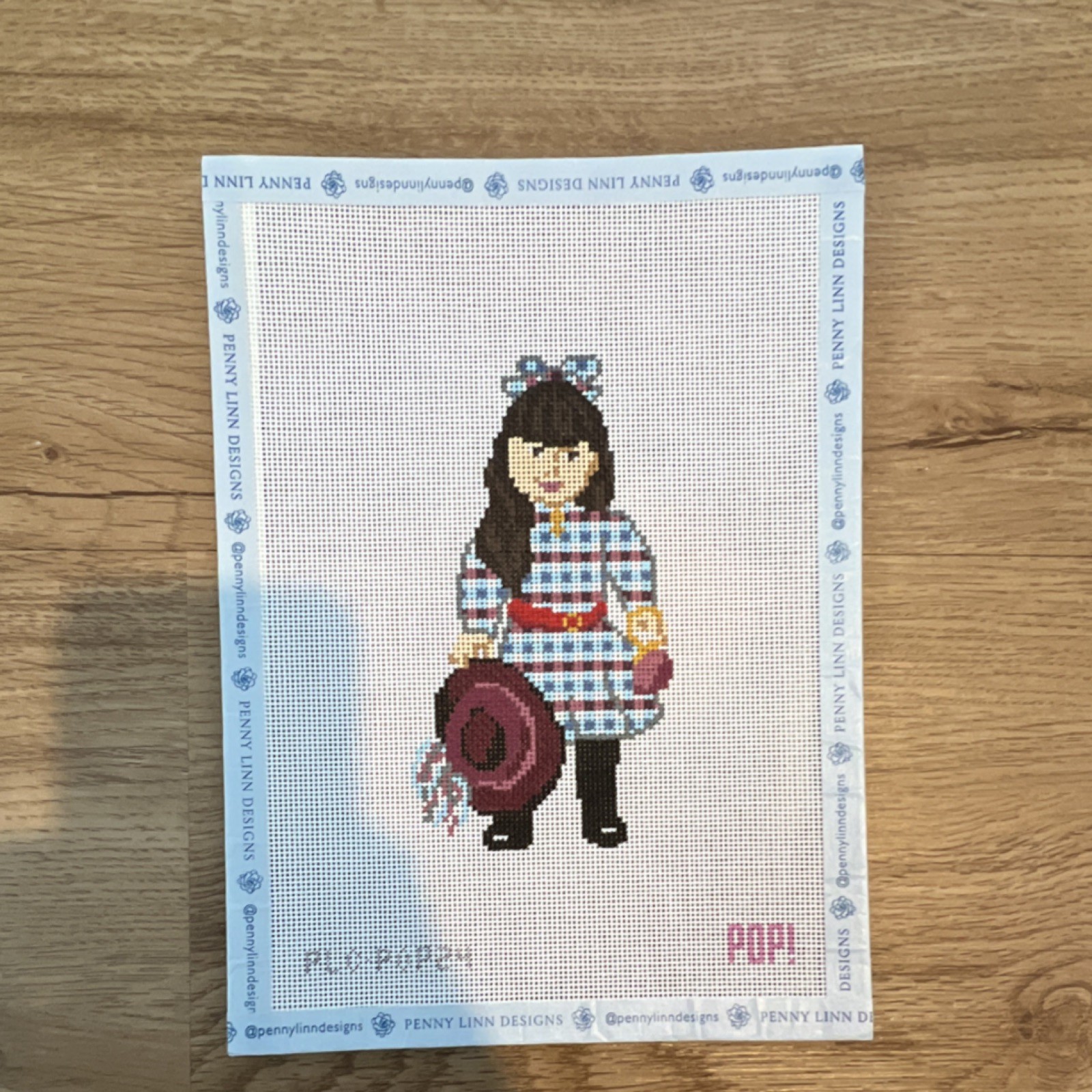 Penny Linn Designs POP! Samantha doll needlepoint | eBay