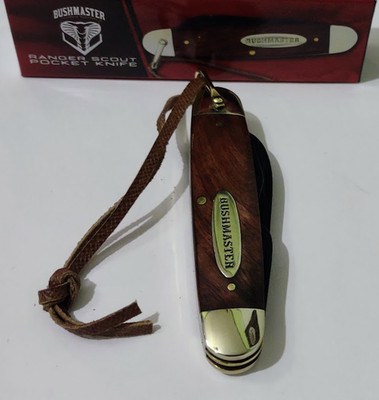 BUSHMASTER CAMP KING HOBO HUNTING POCKET KNIFE SCOUT W/ BAIL AWL !!! | eBay