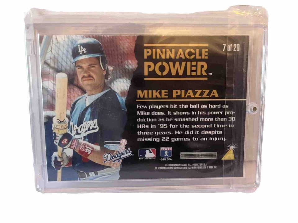 1996 Pinnacle Power Mike Piazza Card #7 of 20 | eBay