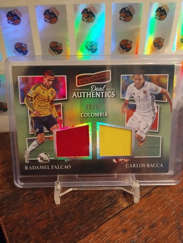Bacca & Falcao Dual Patch Player-worn /99 Panini Dual Authentics ...