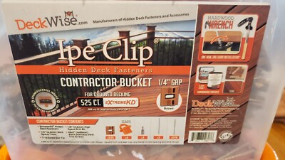 Brown Deckwise Ipe Extreme KD Hidden Deck Clips 300 Sq Ft | eBay
