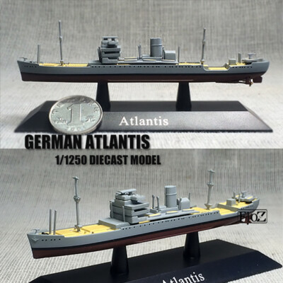 GERMAN ATLANTIS 1/1250 diecast model ship DEAGOSTINI Battle ship | eBay