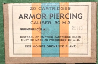 DES MOINES CAL. .30 WWII NEW REPLICA 20 | Grelly USA