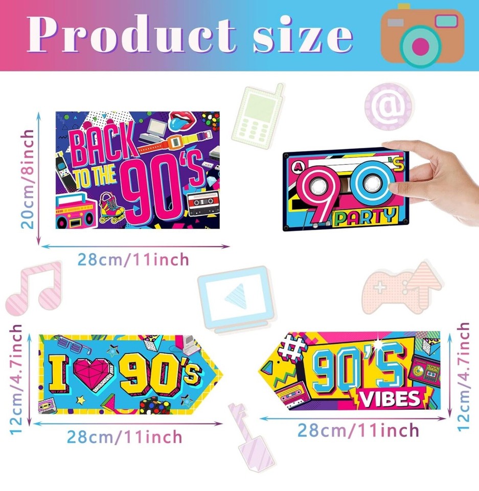 90’s Theme Party Signs | eBay